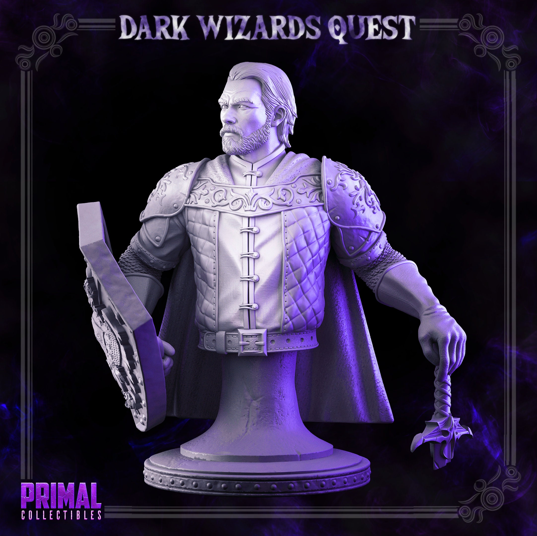 Demetrius Knight From Dark Wizard Quest by Primal Collectibles - Etsy