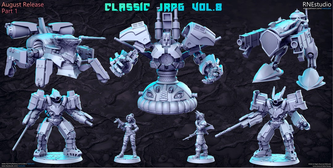 Classic JRPG Vol. 8 by RN Estudio Miniatures - Etsy