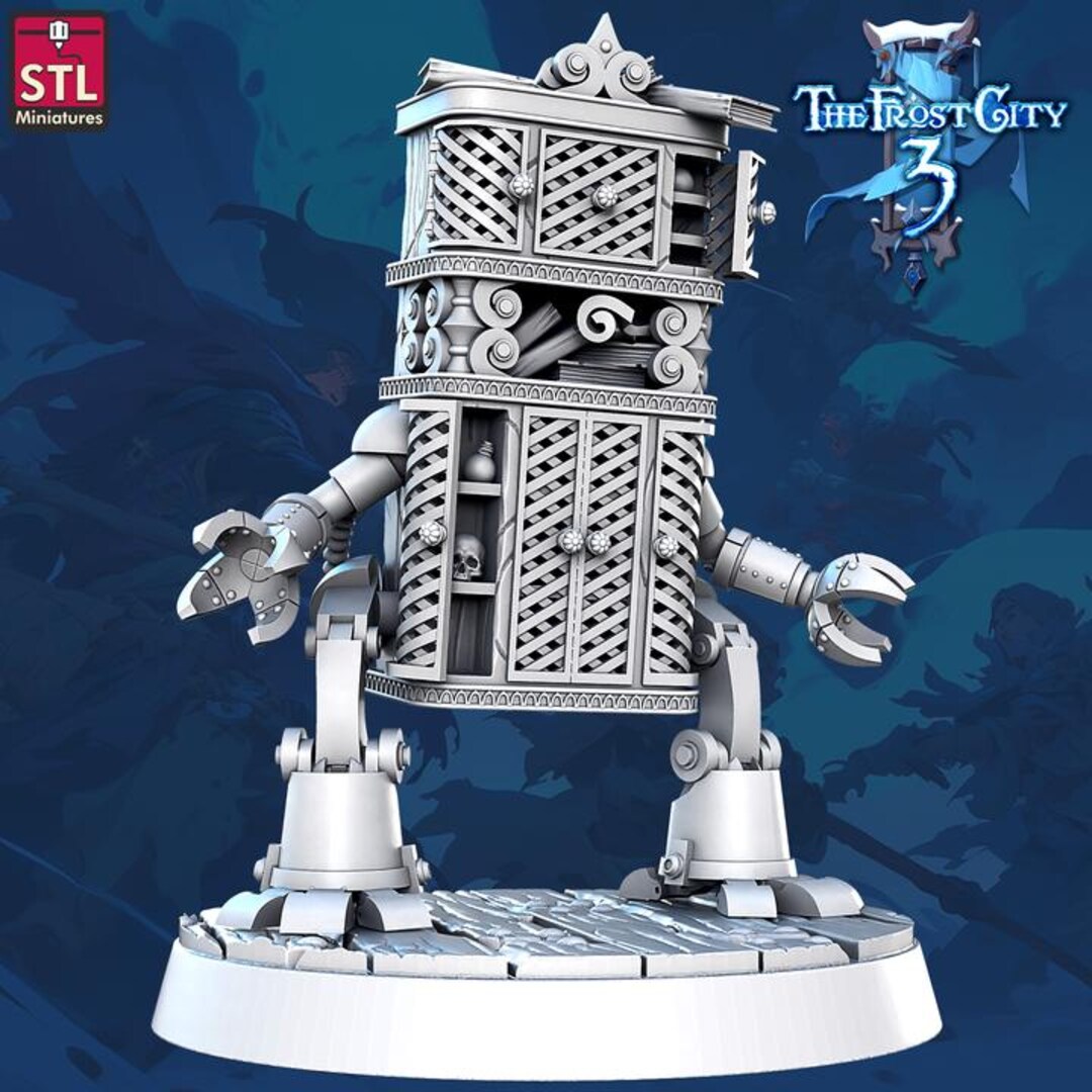 Collegium Porter Construct From Frost City 3 by STL Miniatures - Etsy