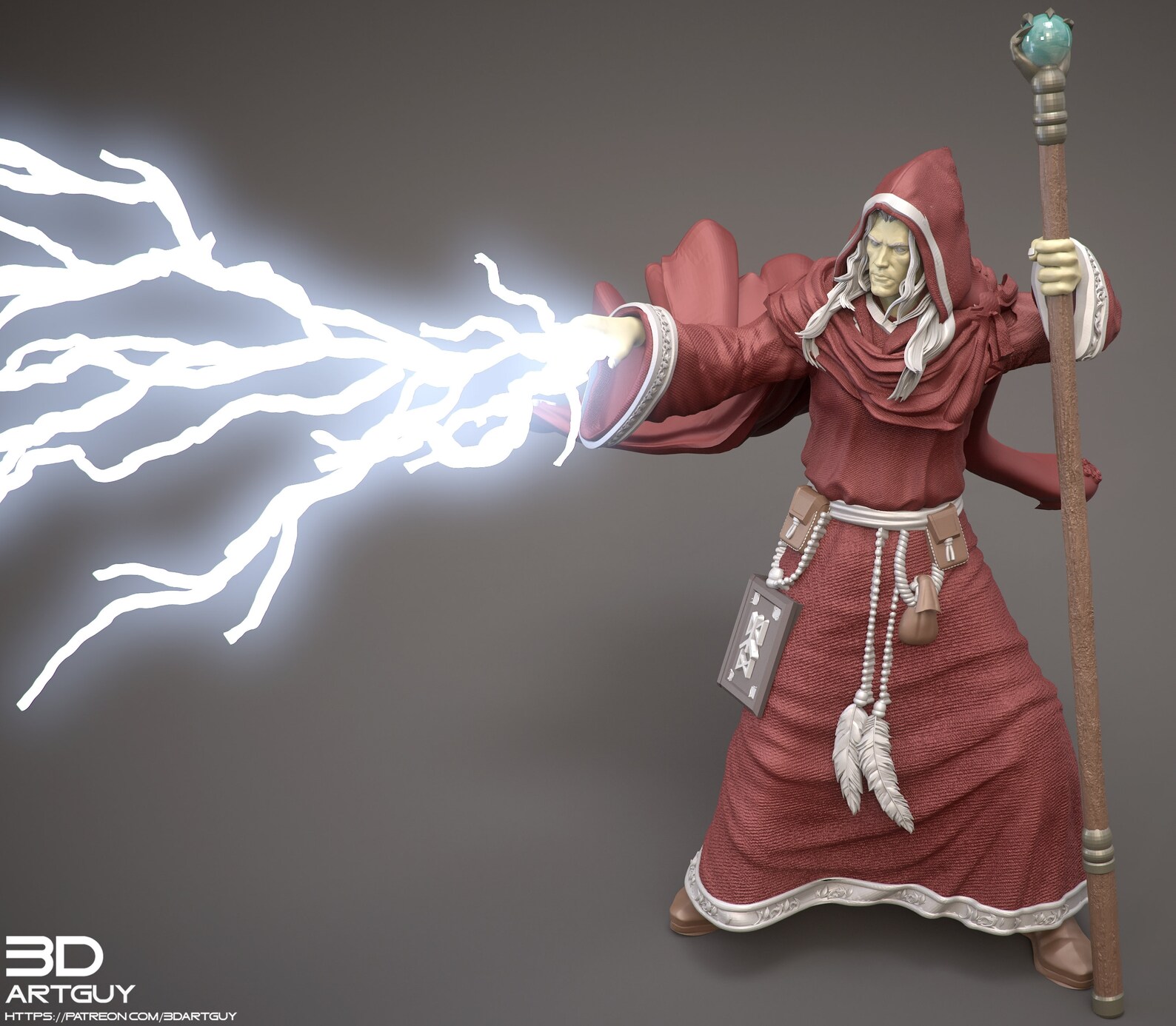 Wizard by 3dartguy Miniatures - Etsy