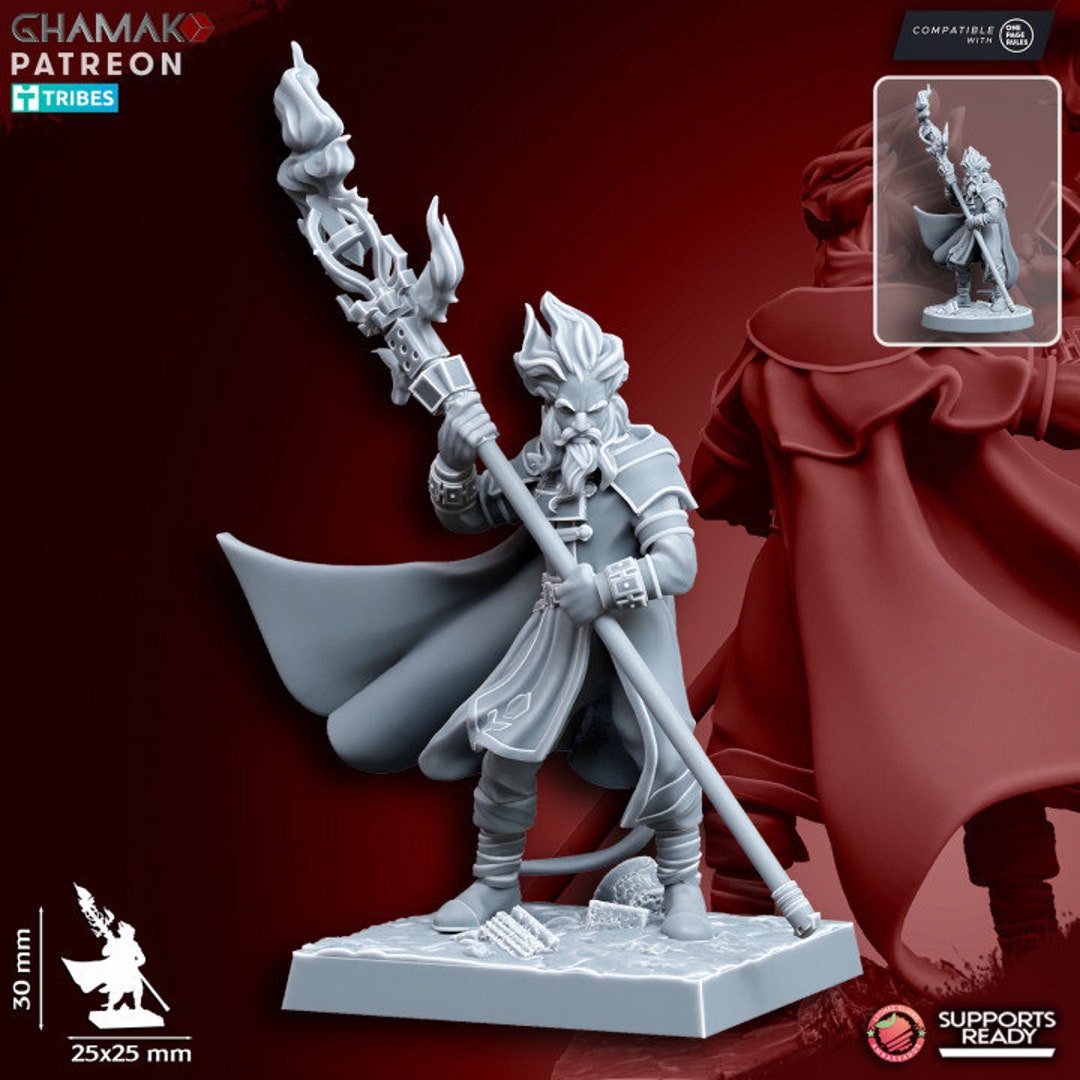 Empire Wizard by Ghamak Miniatures - Etsy