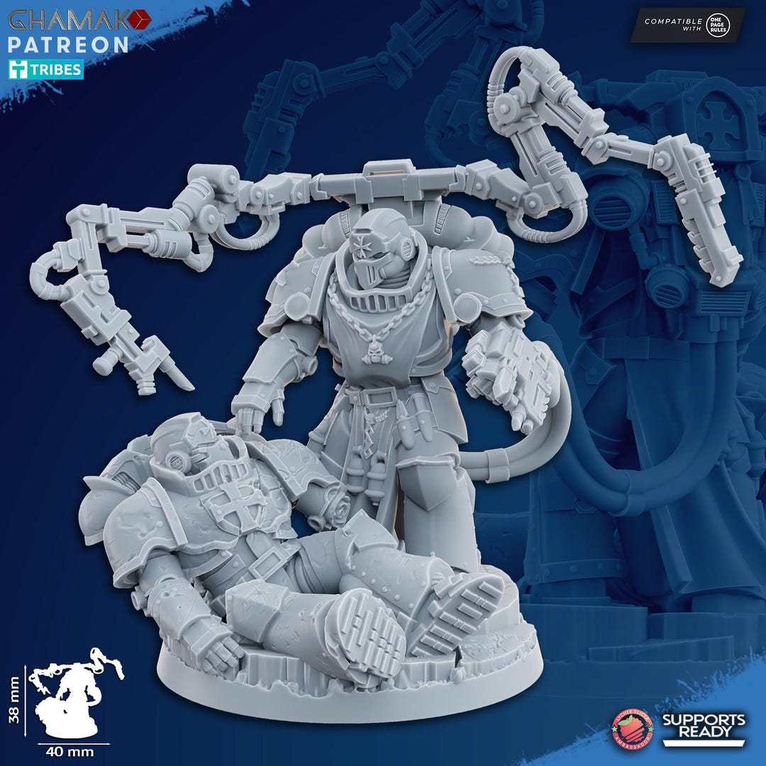 Hospitaller Knight by Ghamak Miniatures - Etsy