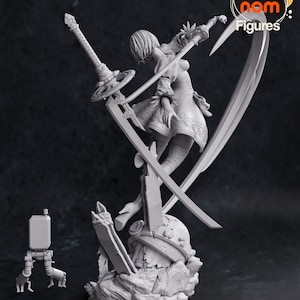 Female Combat Android Statue Model Kit by Nomnom Figures - Etsy