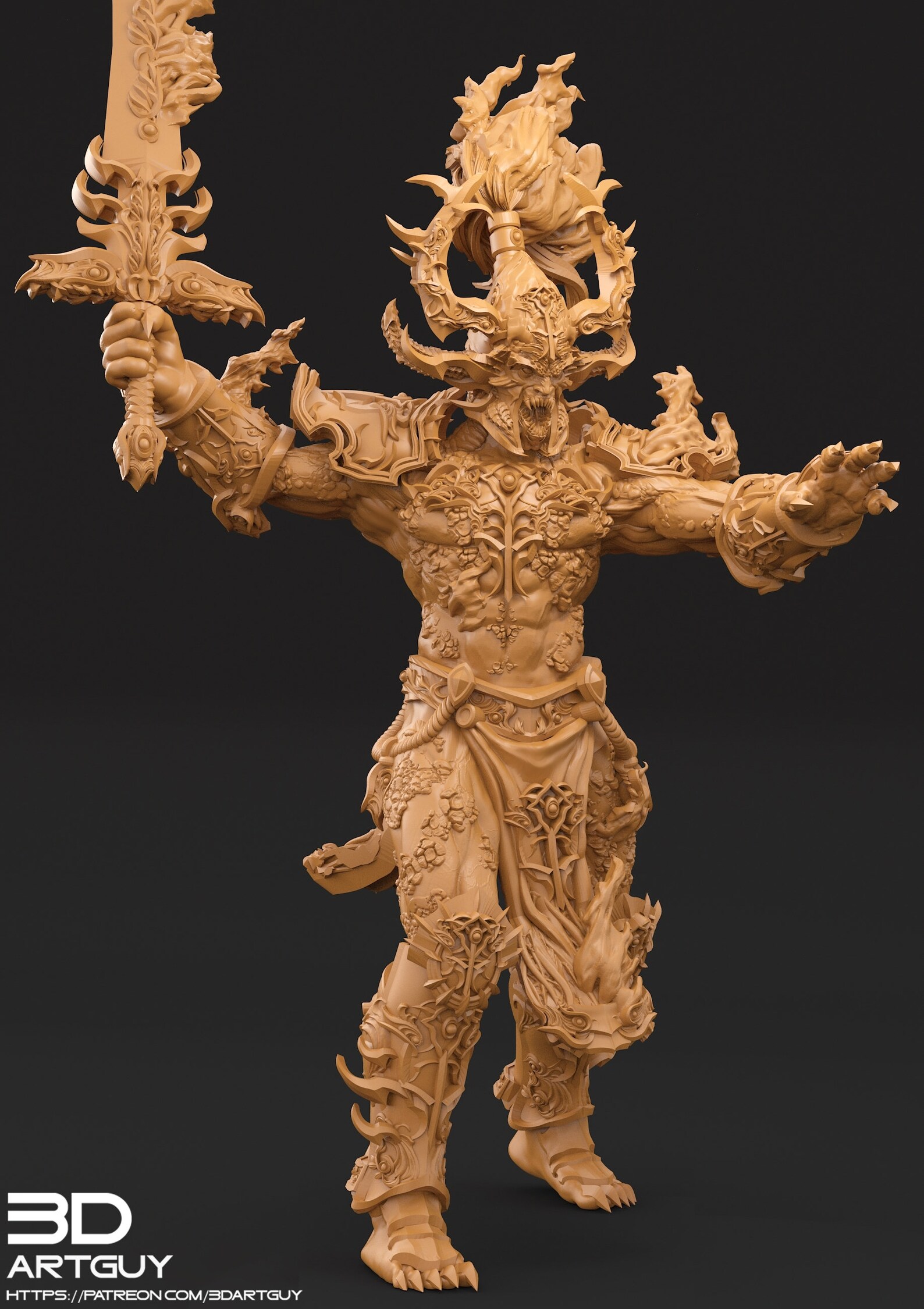 Alien Angry Torch Avatar by 3dartguy Miniatures - Etsy Ireland