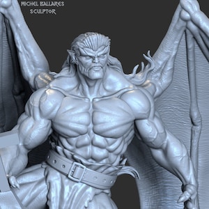 Gargoyle Leader Statue Model Kit by Creative Geek MB - Etsy