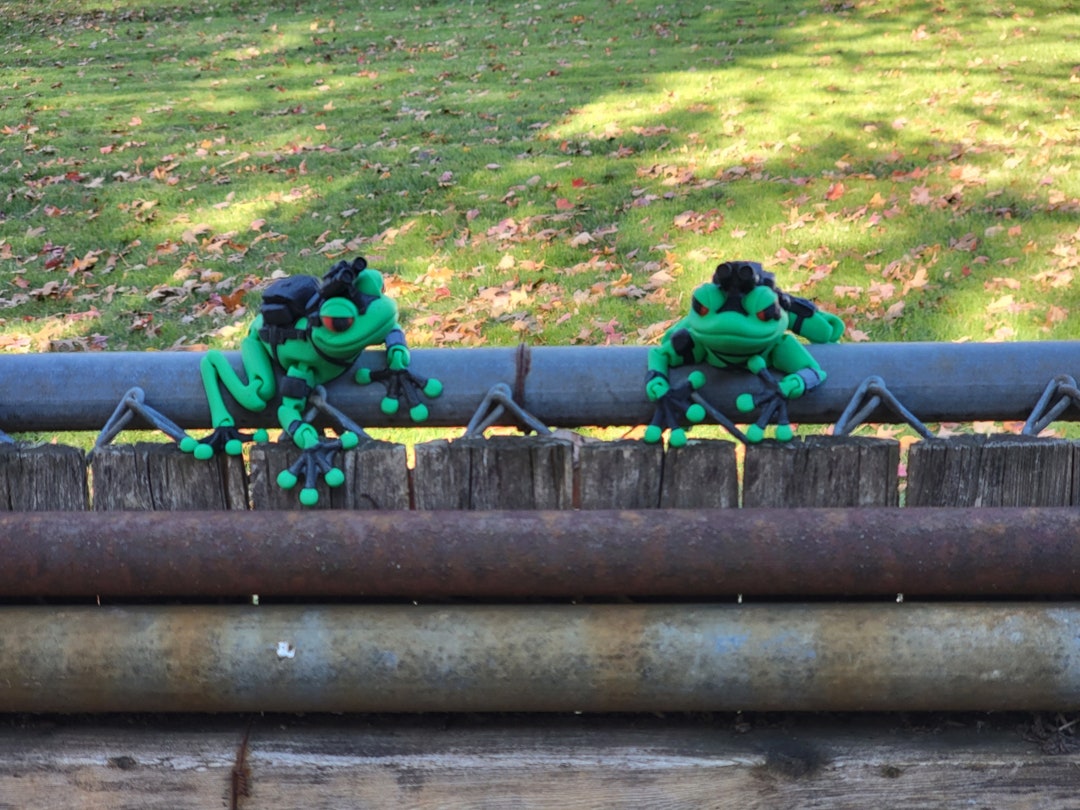 Special Agent Frog Articulated Toy by Flexi Factory - Etsy