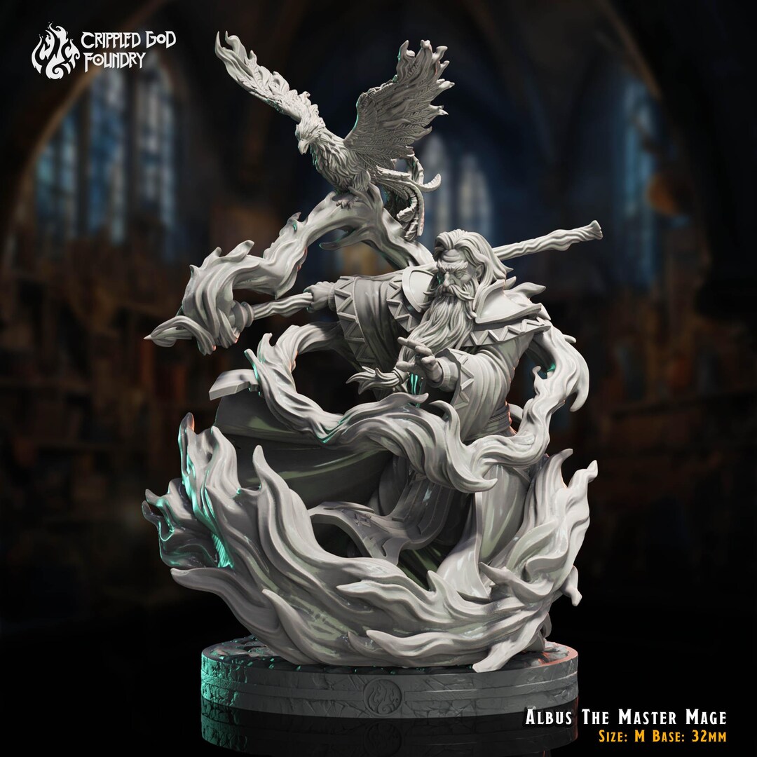 Albus the Master Mage From "the Imposter Mage" by Crippled God Foundry ...