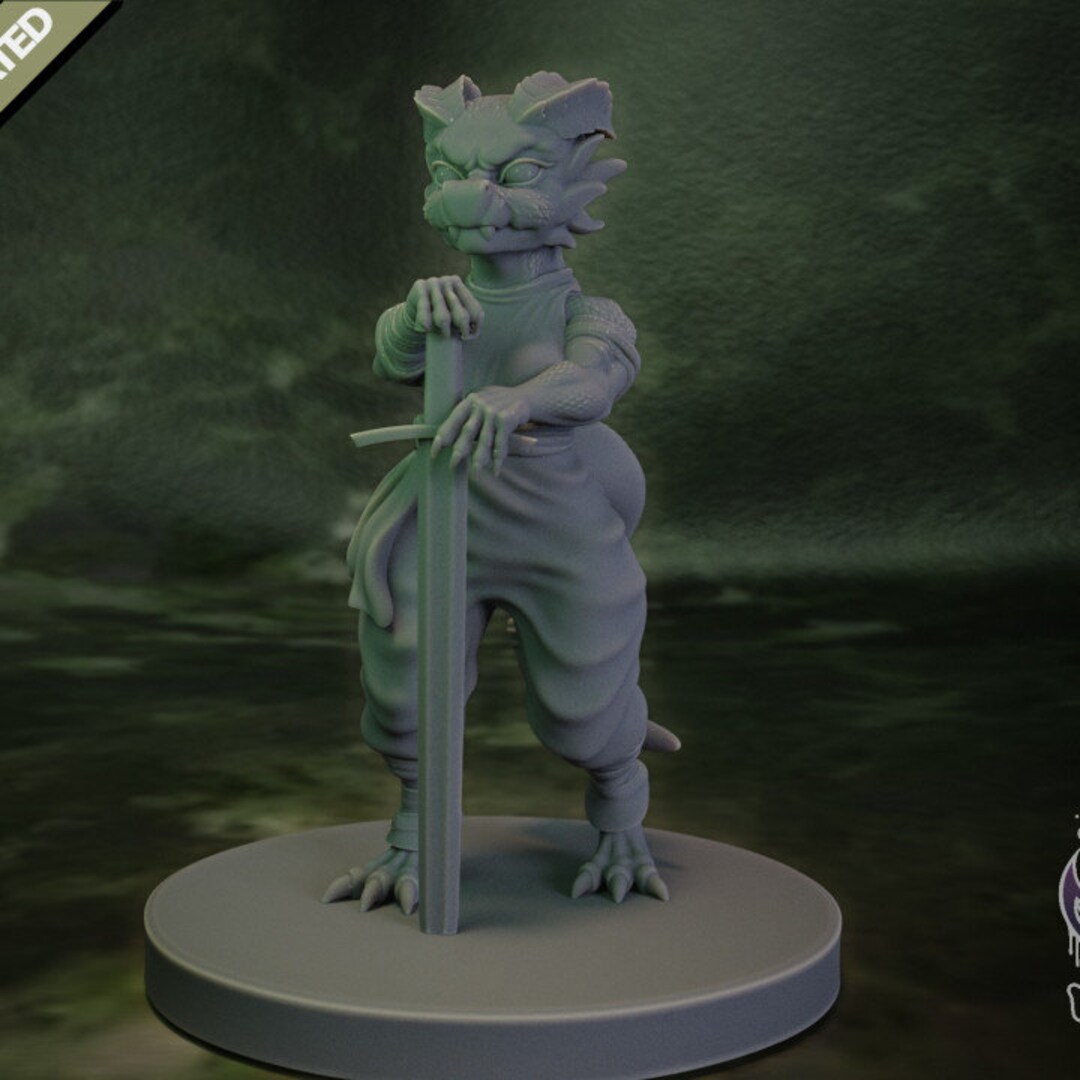 Desert Kobold Warrior by Jigglystix Pinup Factory Miniatures - Etsy