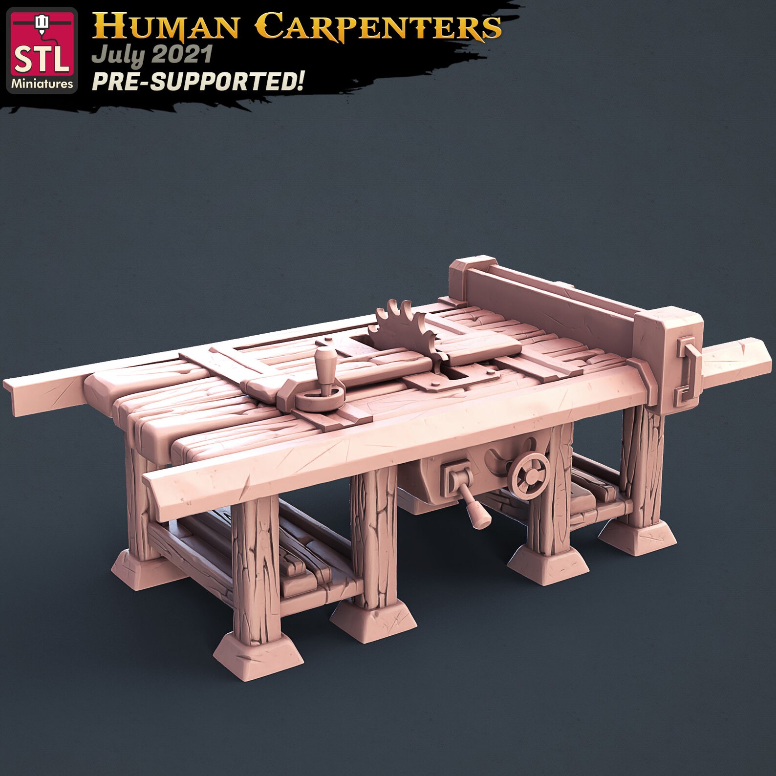 Human Carpenters by STL Miniatures - Etsy