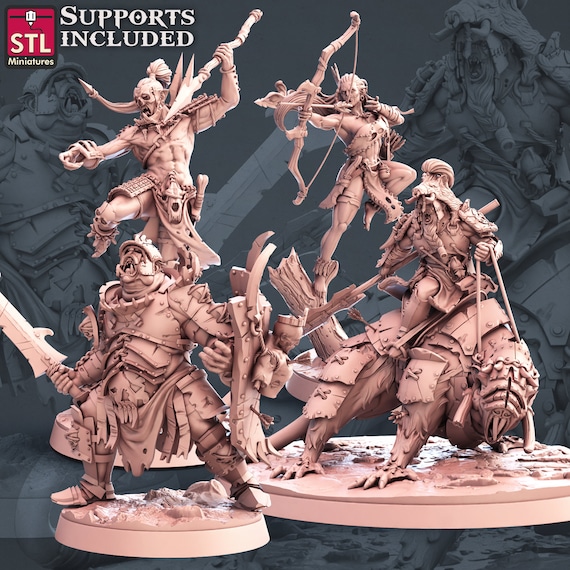 Orc Warband by STL Miniatures - Etsy