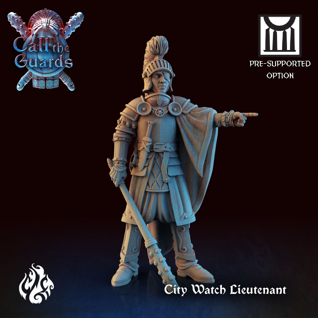 City Watch Lieutenant From "call the Guards" by Crippled God Foundry ...