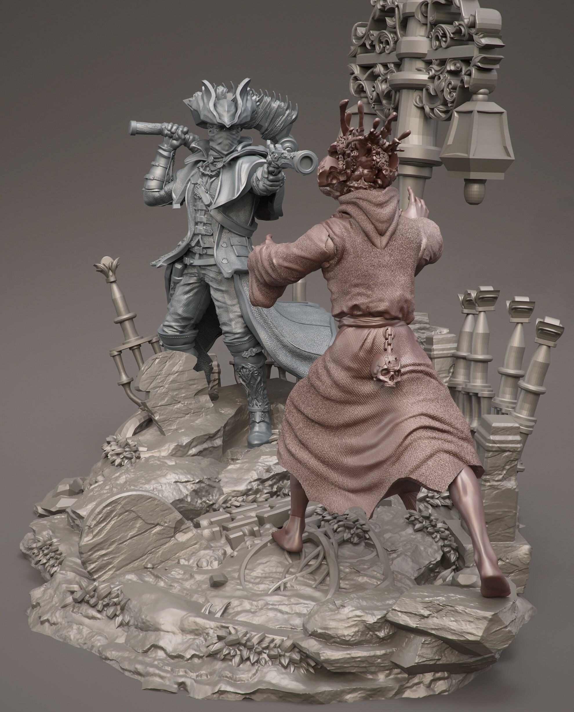 Gothic Hunter by 3dartguy Miniatures - Etsy