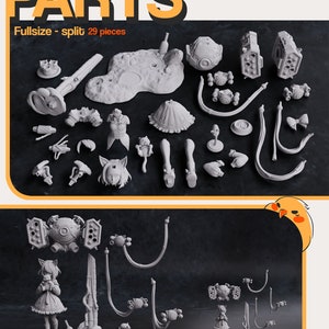 Luna X Tofu Statue Model Kit by Nomnom Figures - Etsy