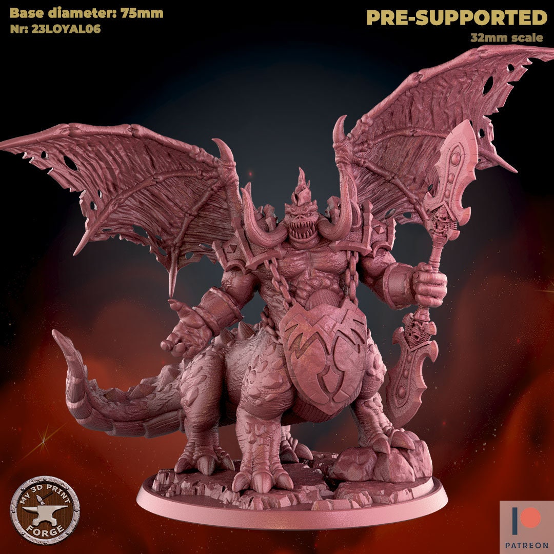 Pit Lord Mag by My3dprintforge Miniatures - Etsy