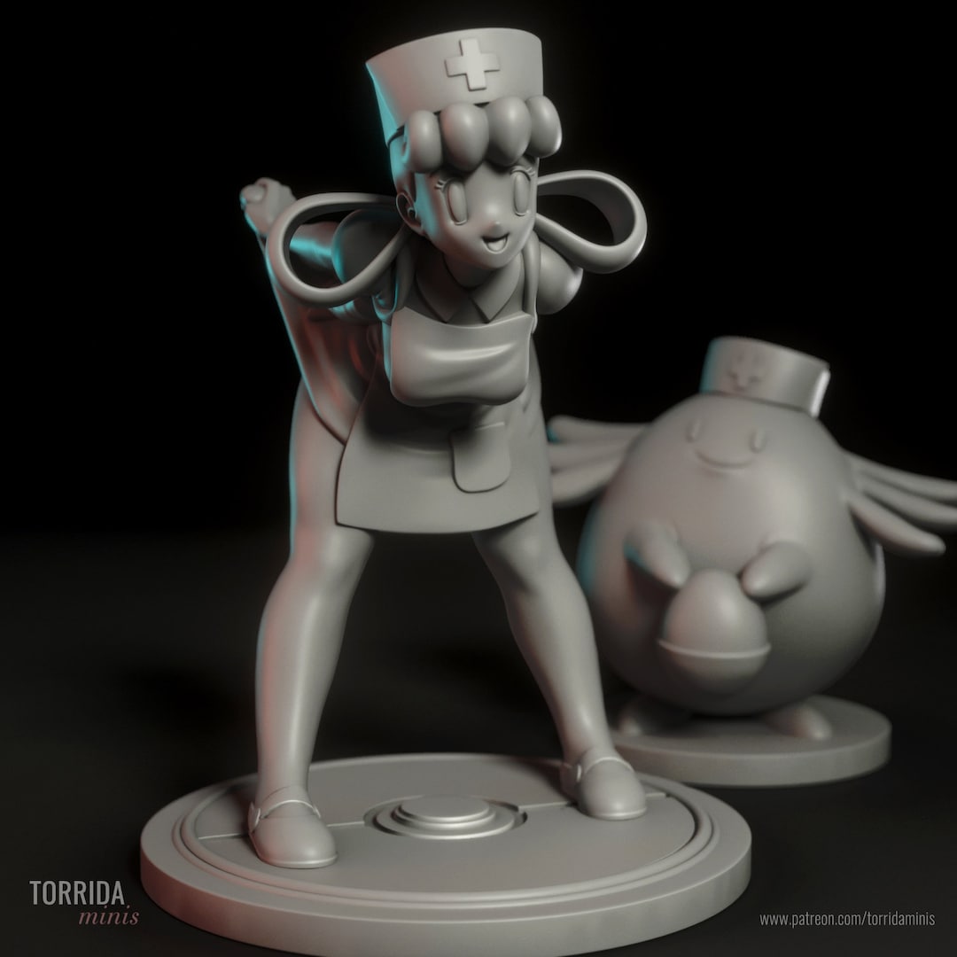 Nurse Joy Statue Model Kit by Torrida Minis - Etsy