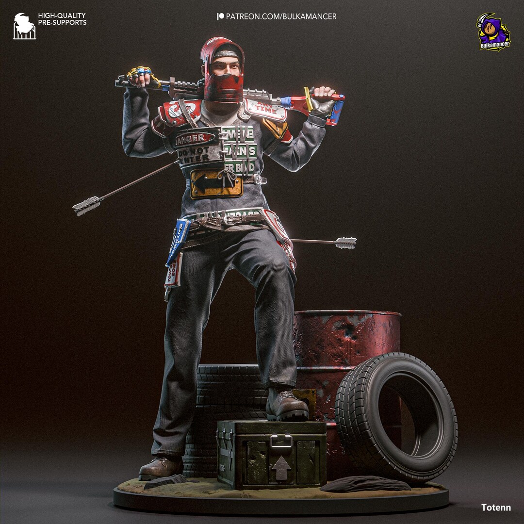 Rusty Survivor Statue Model Kit by Bulkamancer Sculpts - Etsy