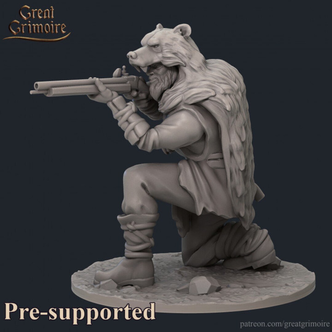 Jager Brothers Huntsmen From "grimm Tales" by Great Grimoire Miniatures ...