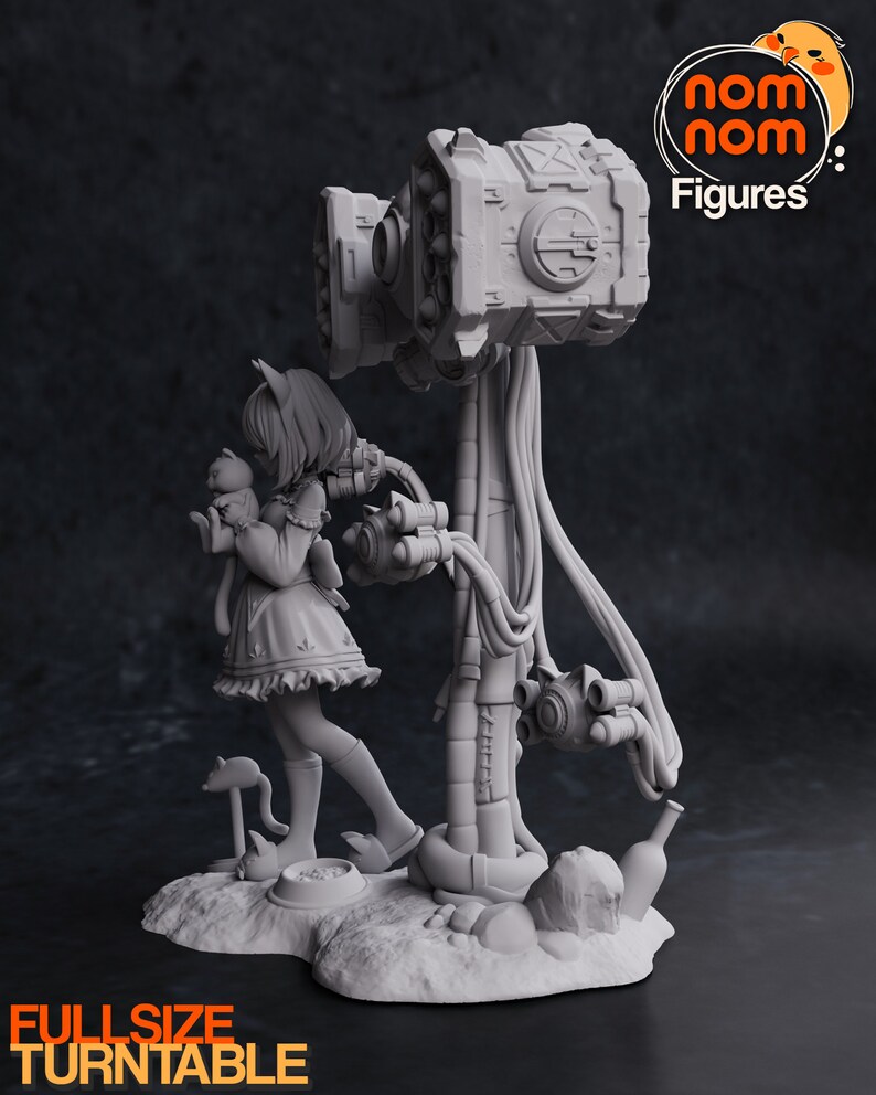 Luna X Tofu Statue Model Kit by Nomnom Figures - Etsy