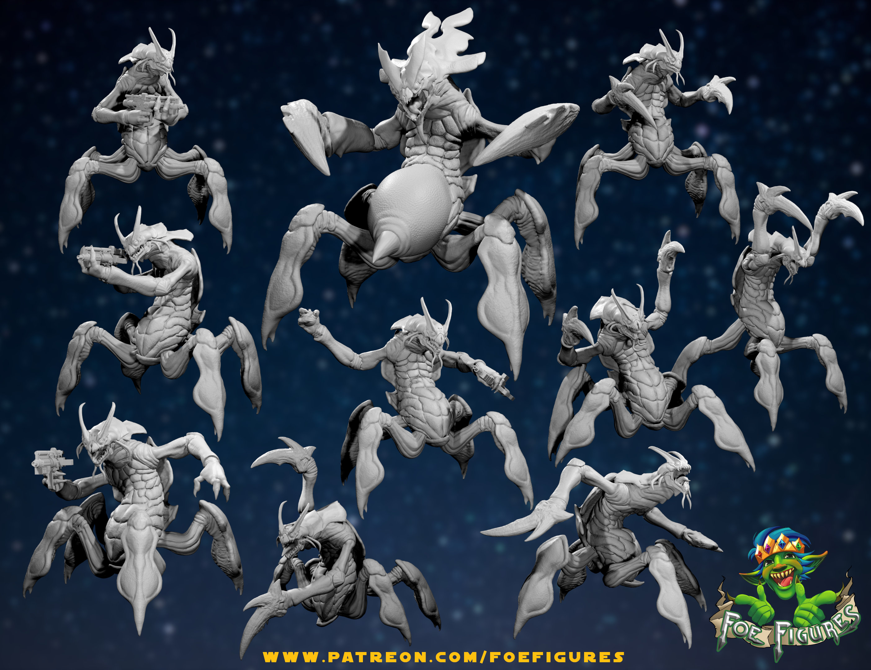 Roly Poly Bug Army by Foe Figures Miniatures - Etsy