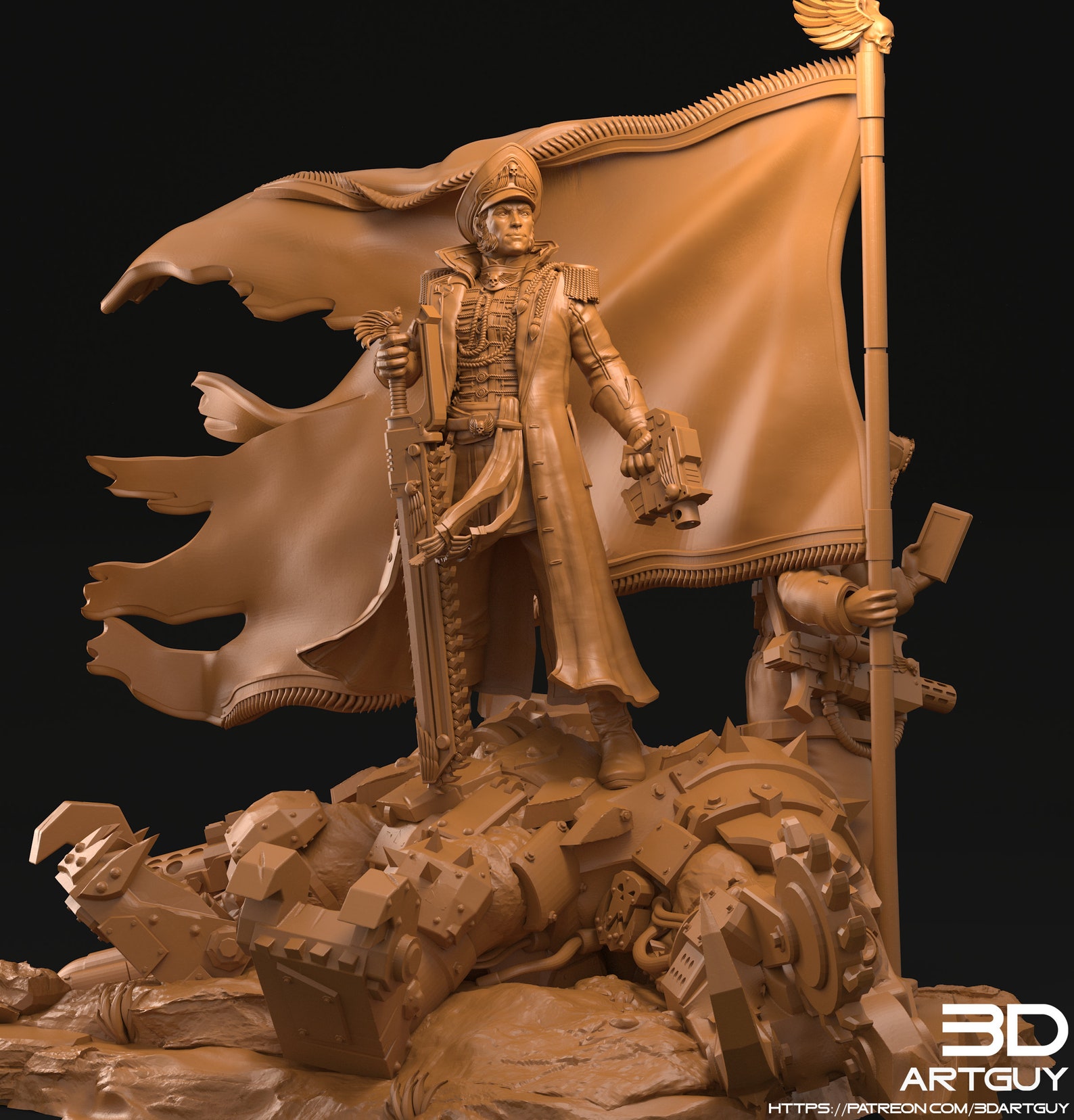 The Space Officer by 3dartguy Miniatures - Etsy