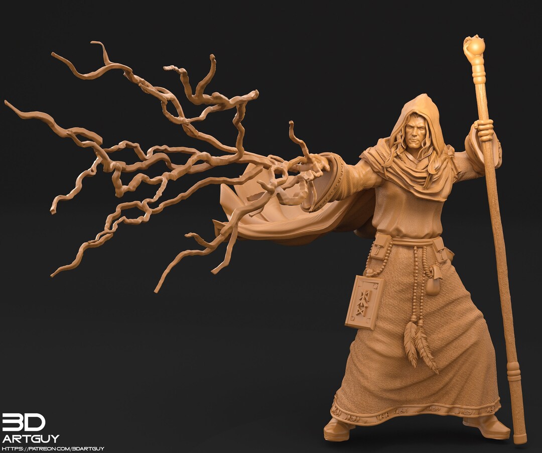 Wizard by 3dartguy Miniatures - Etsy