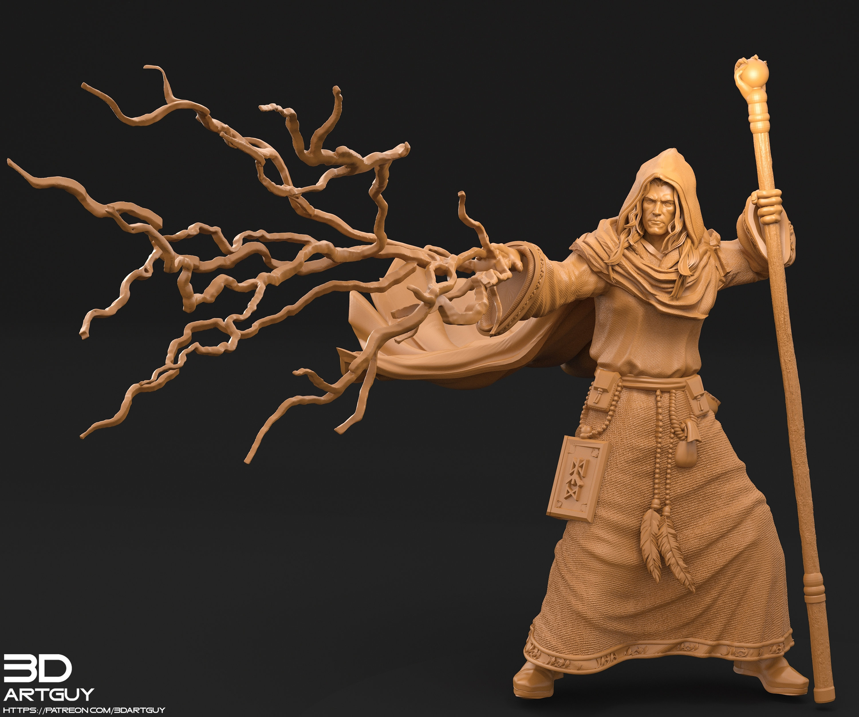 Wizard by 3dartguy Miniatures - Etsy