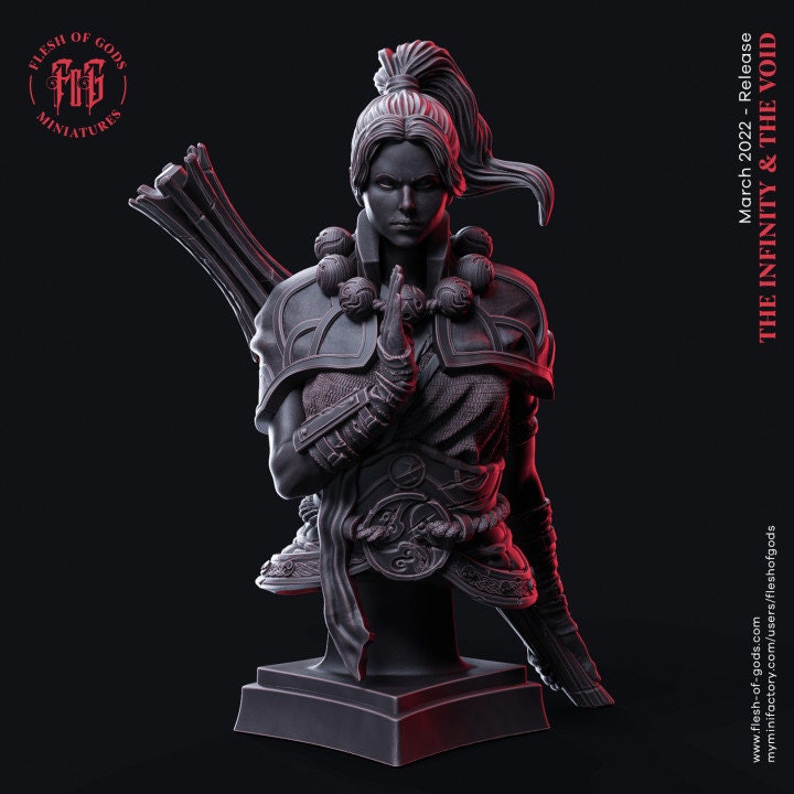 Thaila the Monk From "infinity and Void" by Flesh of Gods Miniatures - Etsy