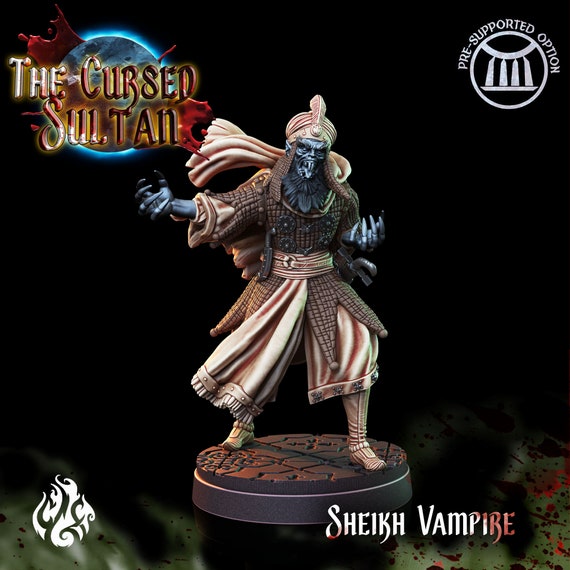 Sheikh Vampire From cursed Sultan by Crippled God - Etsy