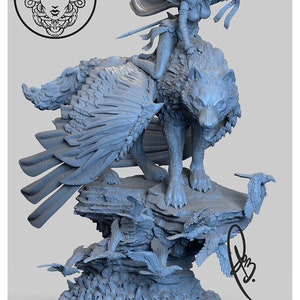 Nordic Valkyrie Statue Model Kit by Creative Geek MB - Etsy