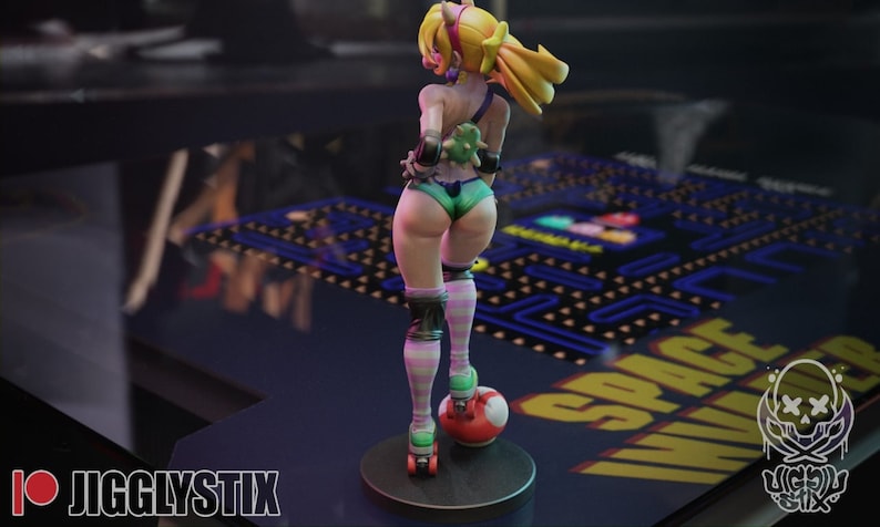 Roller Derby Princess Statue Model Kit By Jigglystix Pin Up Etsy