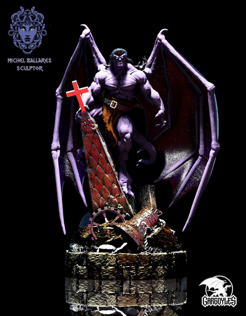Gargoyle Leader Statue Model Kit by Creative Geek MB - Etsy
