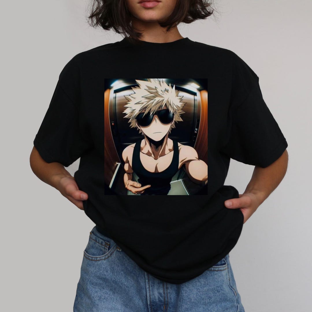 MHA Shirt Anime Graphic Tee Gift for Her and Him Katsuki Bakugo Tee ...