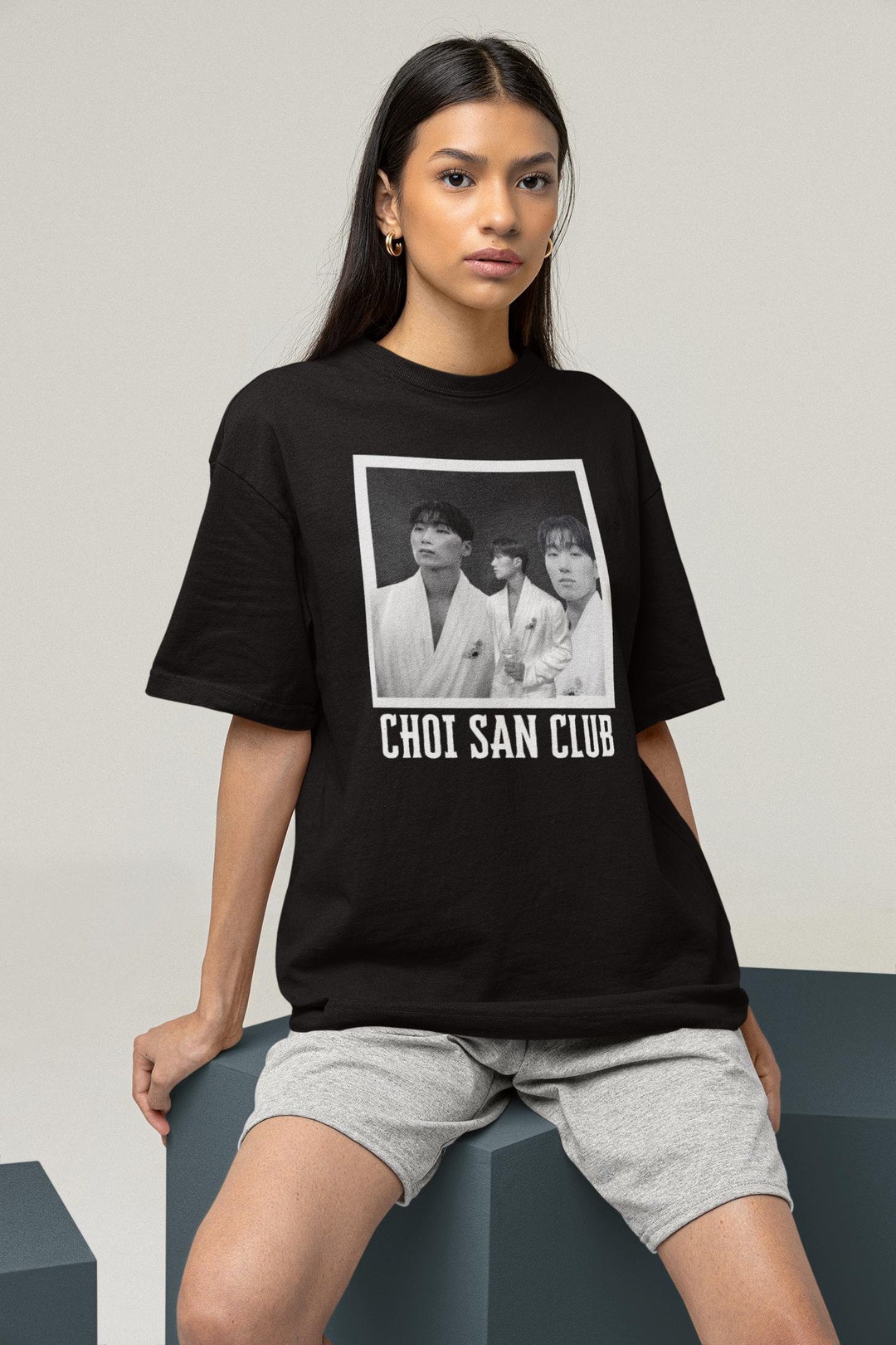 Choi San Ateez Kpop Inspired Graphic Shirt,san Retro Shirt,san Bootleg ...