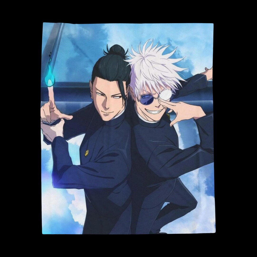Gojo Satoru Jujutsu Kaisen Throw Anime Blanket Merch JJK Gift Cozy ...