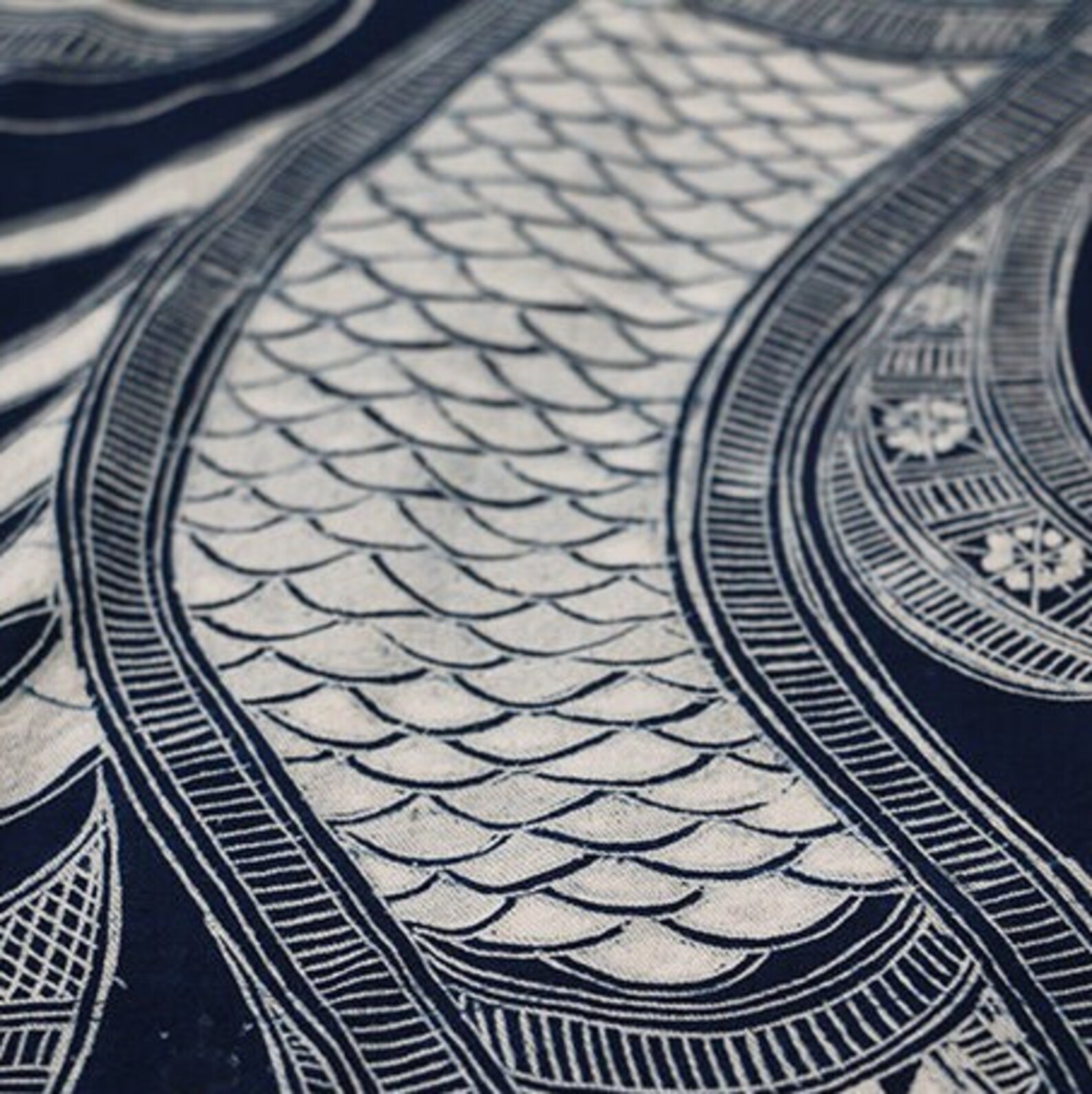 Miao Handmade Batik Plant Dyeing Embroidery Pattern With - Etsy