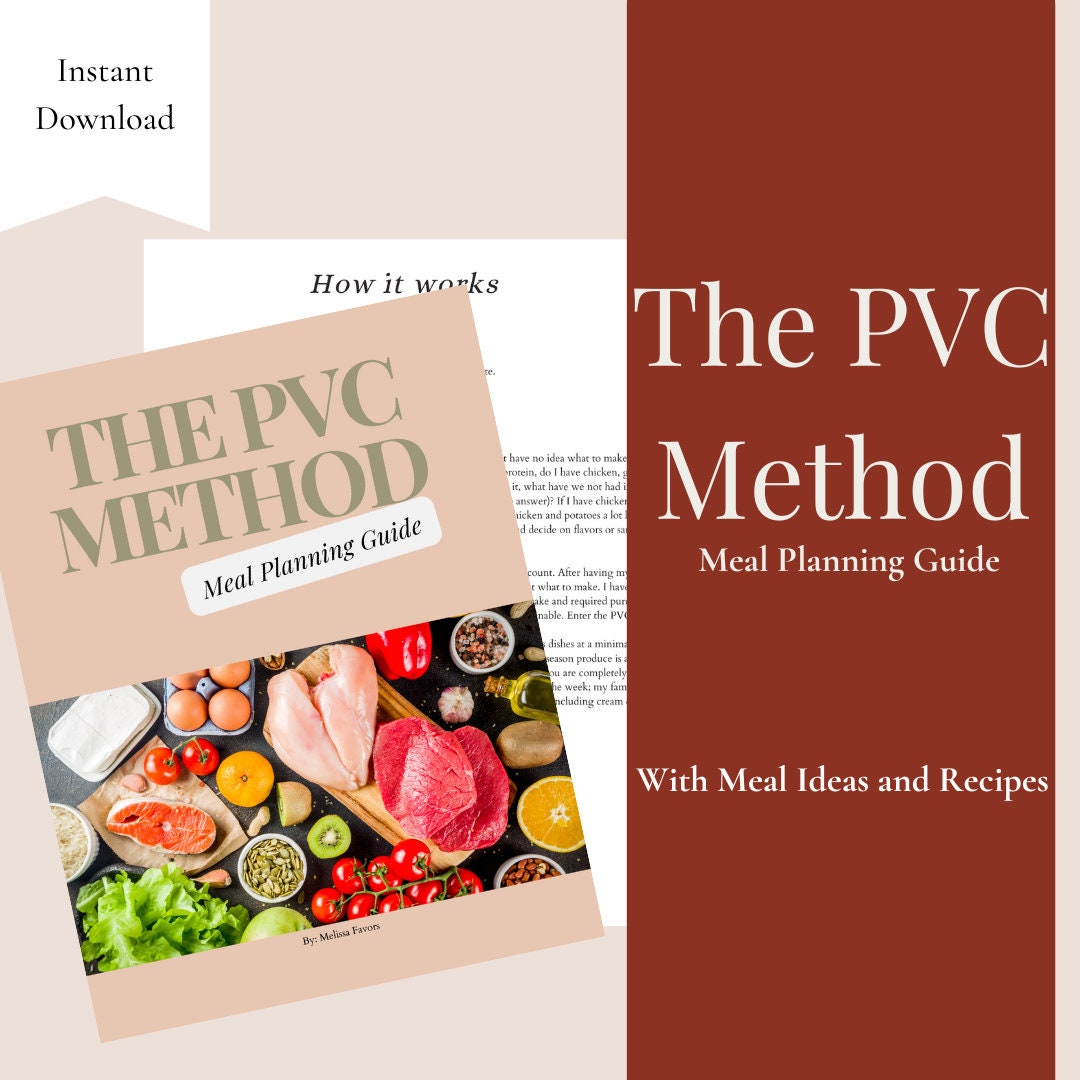 The PCV Method Meal Planning Guide - Etsy