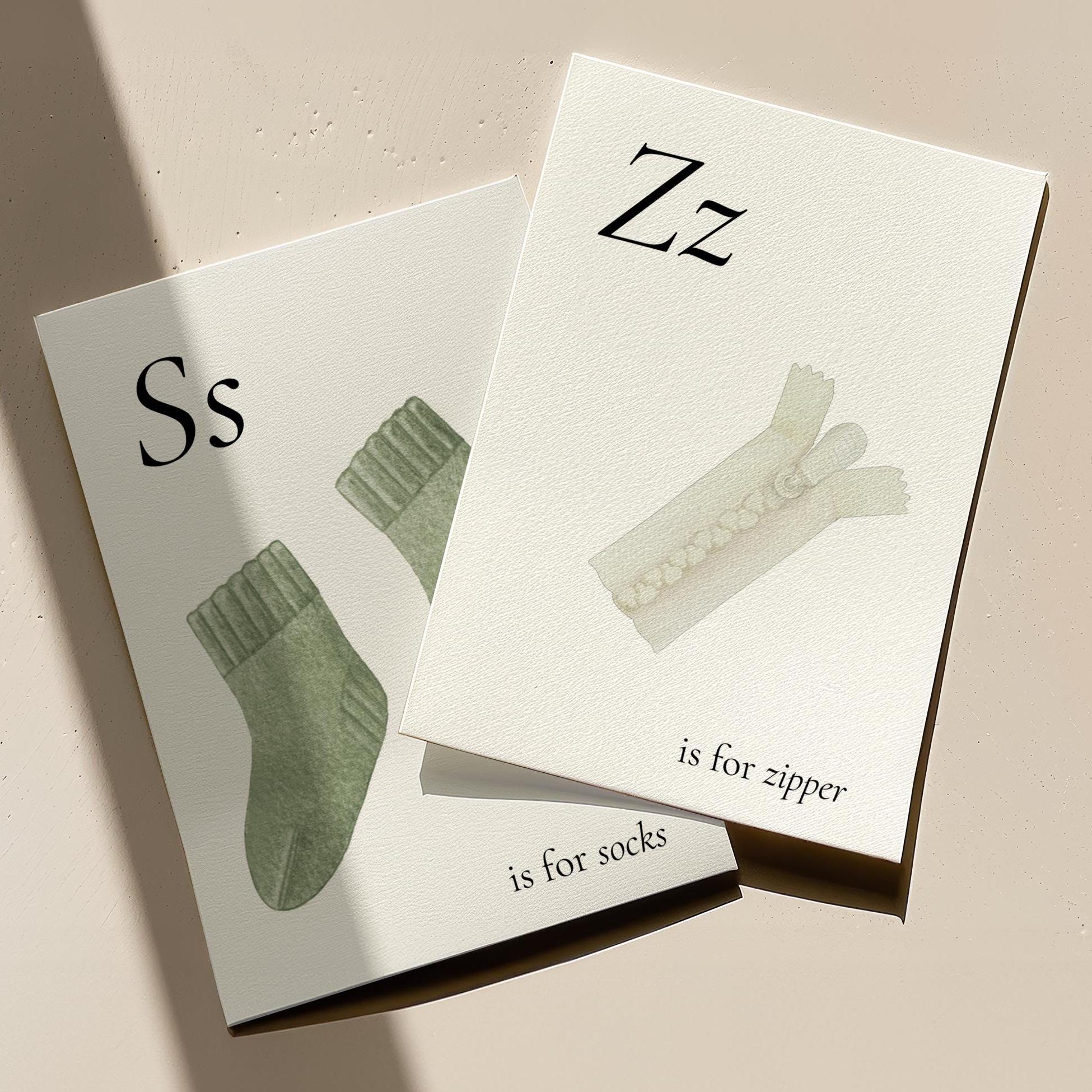 Montessori Alphabet Flashcards – Home-themed ABC Printable for Toddlers ...