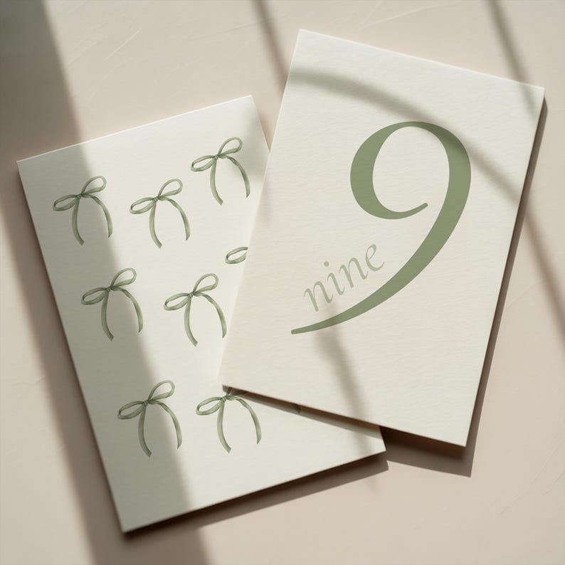 Montessori Number Flashcards 1–10 Printable | Counting & Matching Cards ...