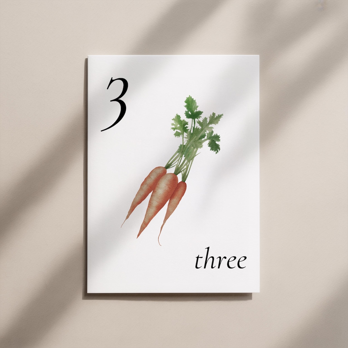 Montessori Number Flashcards 1-10 | Toddler Counting Printable ...