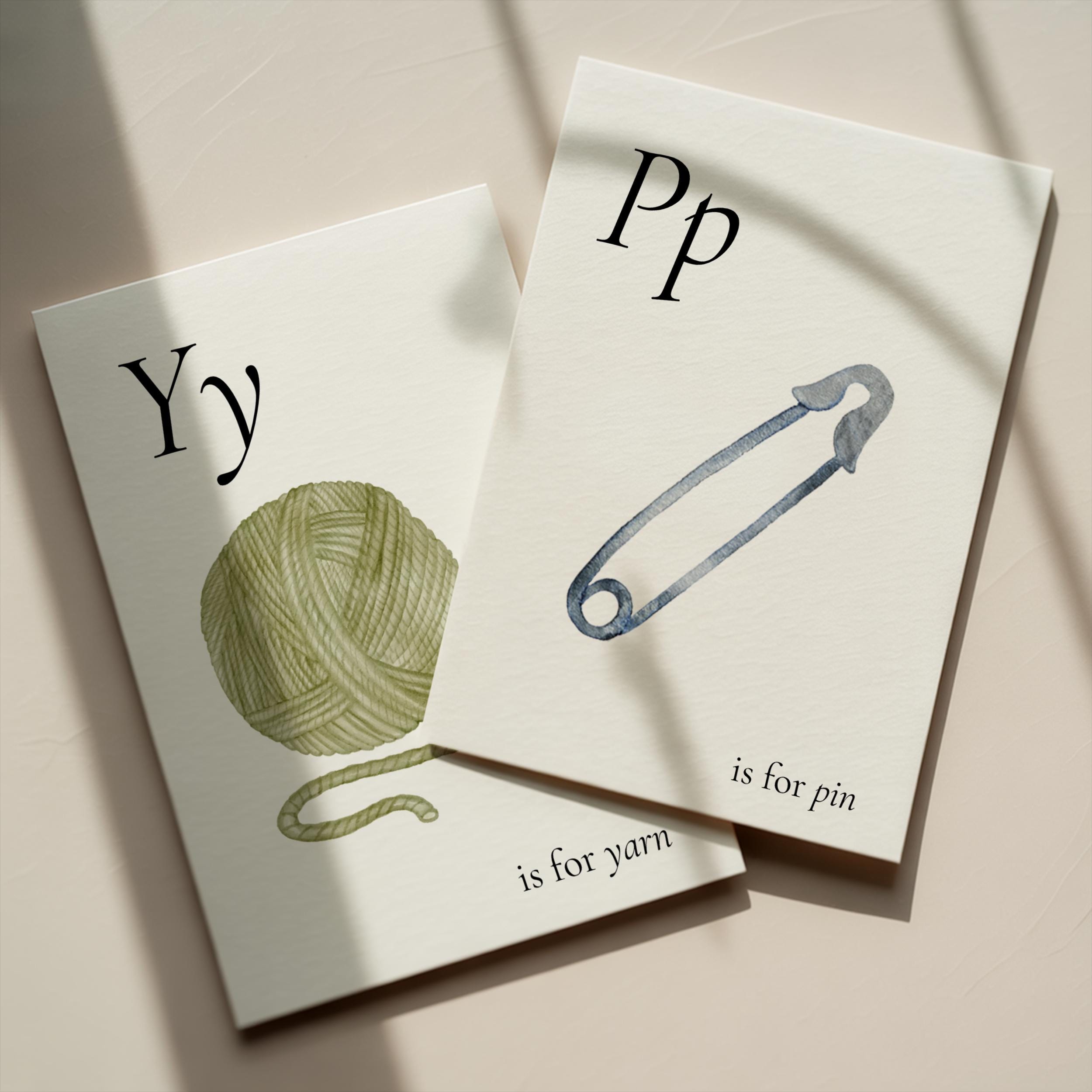 Montessori Alphabet Flashcards – Home-themed ABC Printable for Toddlers ...