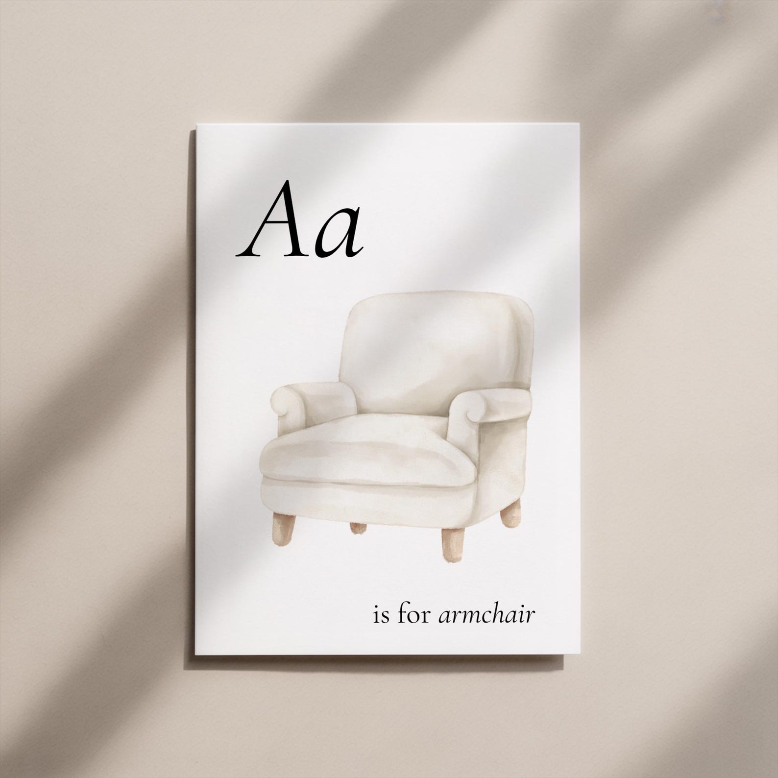 Montessori Alphabet Flashcards – Home-themed ABC Printable for Toddlers ...