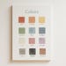 Montessori Colors Poster Printable PDF | Toddler Learning Wall Art ...