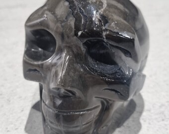 Volcano Agate Skull - Etsy