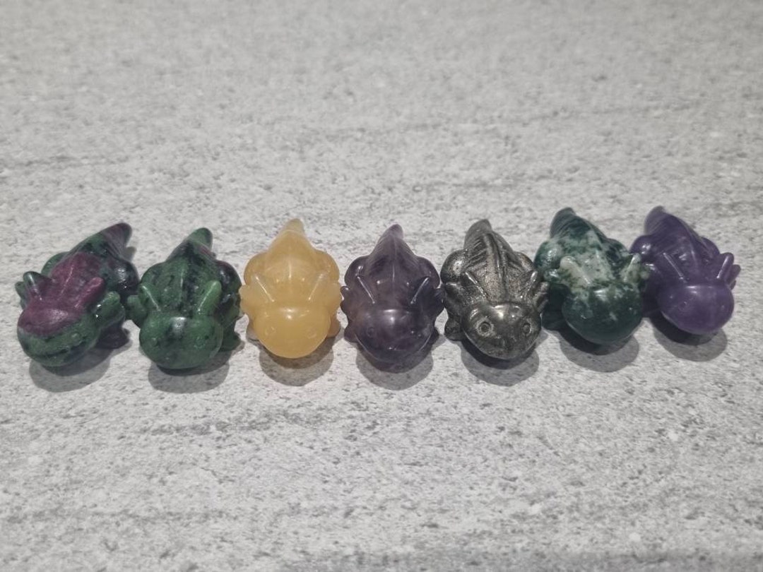 Cute Axolotl Crystal Carvings - Etsy