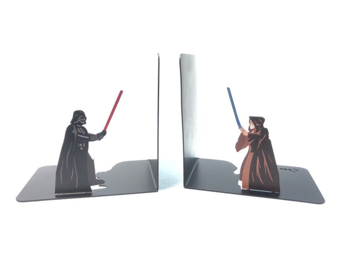 Star Wars Obi Wan Kenobi and Darth Vader Bookends/ Book | Etsy