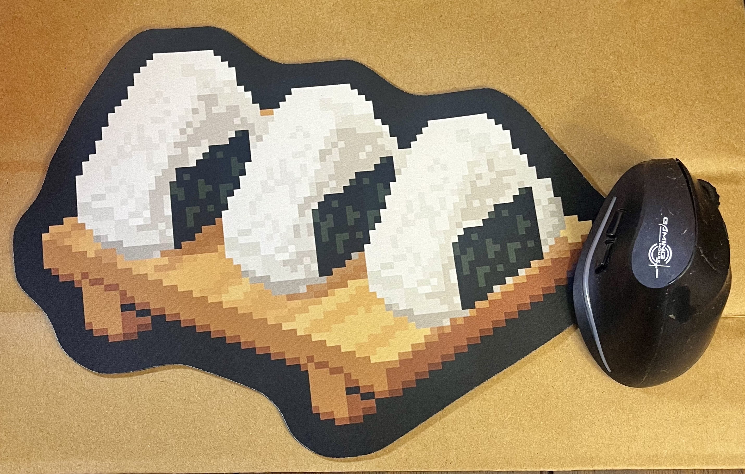 Video Game 8-bit Retro Pixel Art Asian Food Mousepad Playmat Custom ...