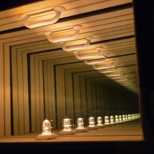 Infinity Mirror Shadowbox - Crawlspace, 6x6" Mirror - Etsy