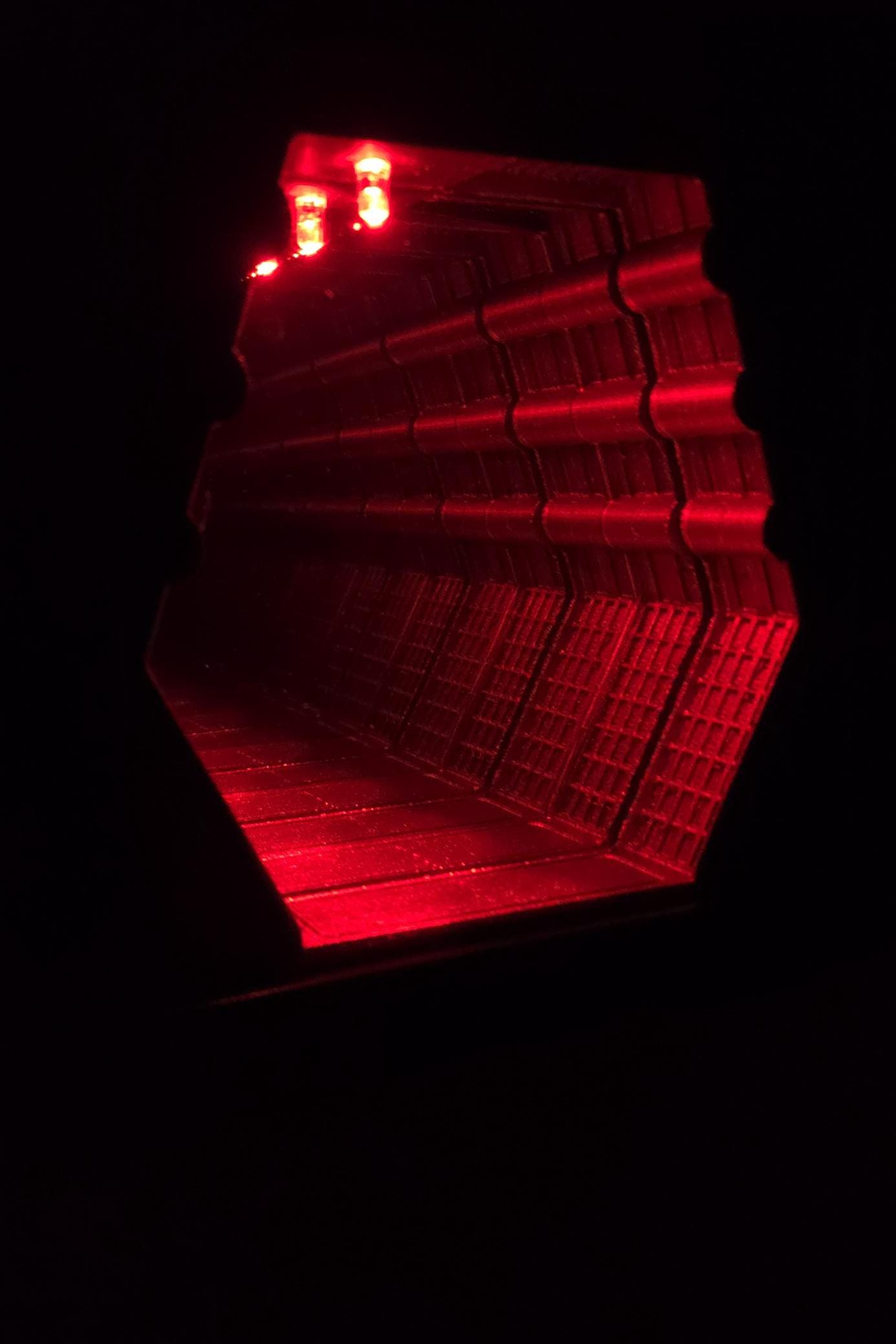 Infinity Mirror Shadowbox - Space Ship Lower Deck, 6x6" Mirror - Etsy