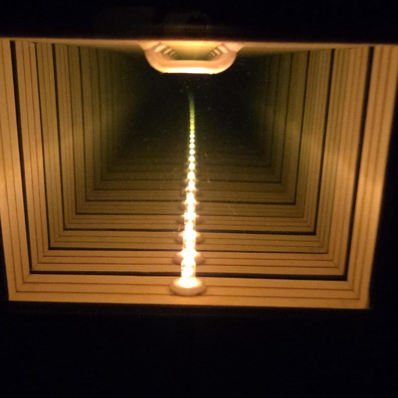 Infinity Mirror Shadowbox - Crawlspace, 6x6" Mirror - Etsy