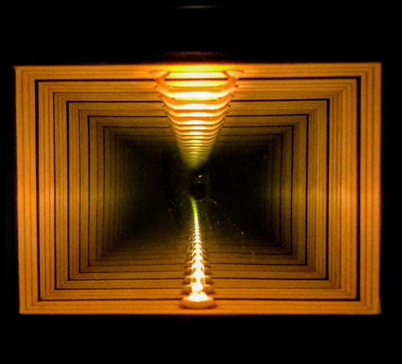 Infinity Mirror Shadowbox - Crawlspace, 6x6" Mirror - Etsy